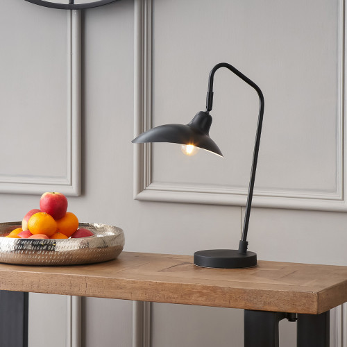 Pacific Lifestyle Limited - Toulon Black Metal Task Table Lamp