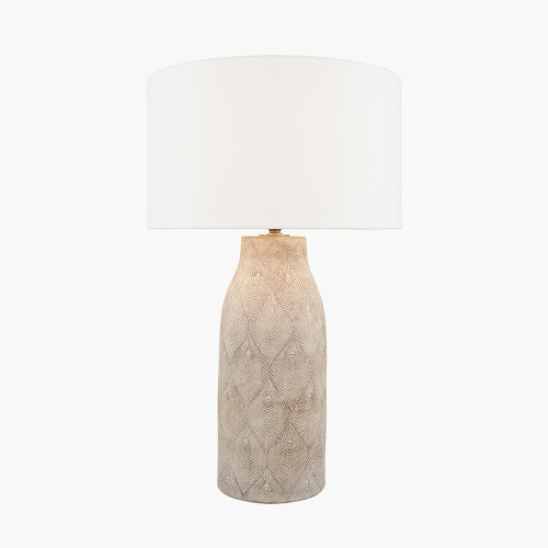 Pacific Lifestyle Limited - Palawan Stone Grey Feather Stoneware Table ...