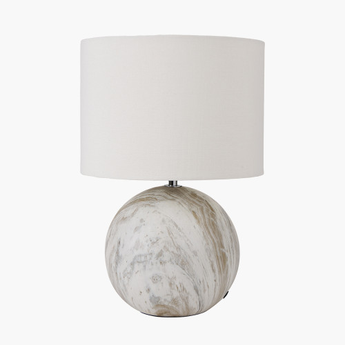 Pacific Lifestyle Limited - Viejo Grey Stone Effect Ceramic Table Lamp