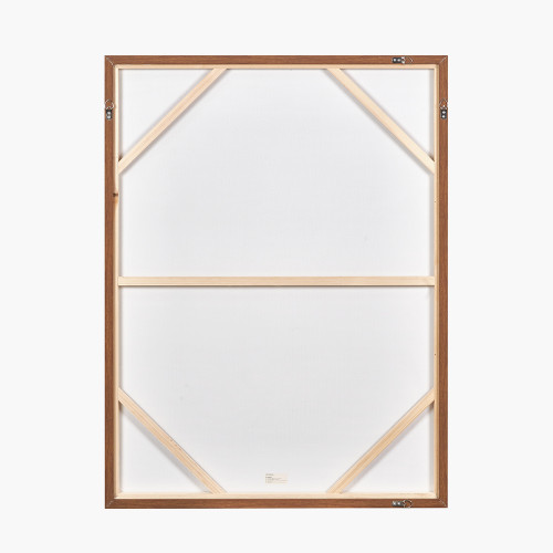 Pacific Lifestyle Limited - Brown and Natural Linear Design Canvas with ...