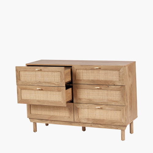 Pacific Lifestyle Limited - Henrik Natural Rattan 6 Drawer Unit