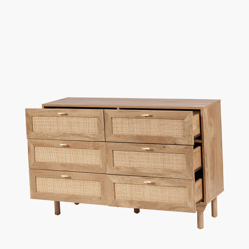 Pacific Lifestyle Limited - Henrik Natural Rattan 6 Drawer Unit