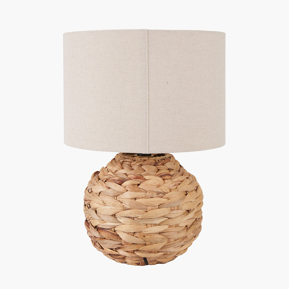 Pacific Lifestyle Limited - Zadi Natural Plaited Water Hyacinth Table Lamp