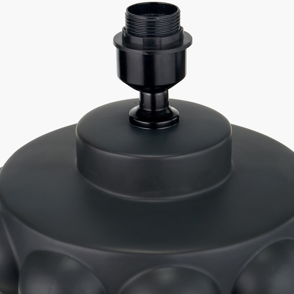 Pacific Lifestyle Limited - Serenity Black Bobbled Ceramic Large Table ...
