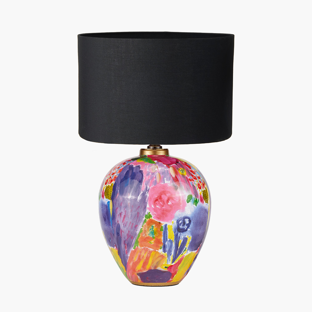 Pacific Lifestyle Limited - Matisse Multi Colour Ceramic Urn Table Lamp ...