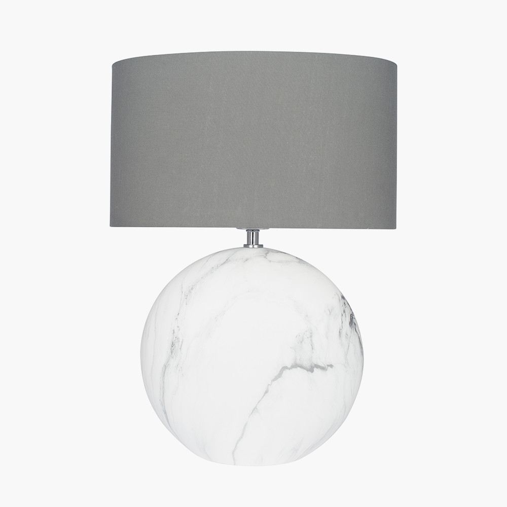 Pacific Lifestyle Limited - Crestola Marble Effect Ceramic Table Lamp
