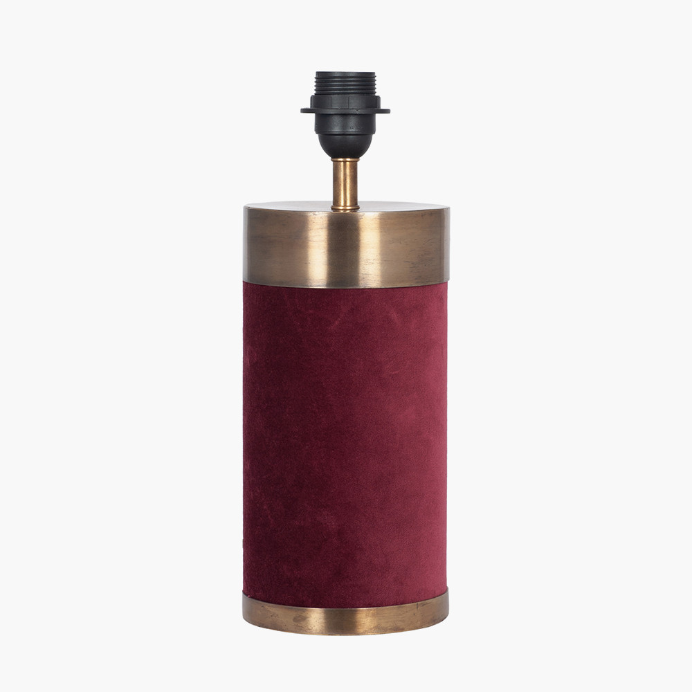 Pacific Lifestyle Limited - Dempsey Red Velvet and Antique Gold Metal ...