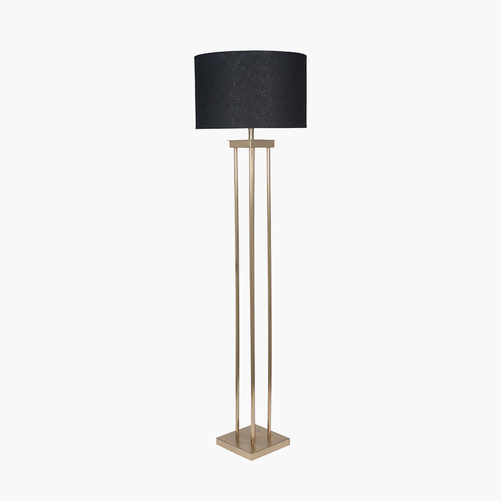 Pacific Lifestyle Limited - Langston Satin Brass Metal Column Floor ...