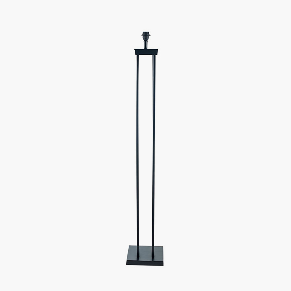 Pacific Lifestyle Limited - Langston Matt Black Metal Column Floor Lamp ...
