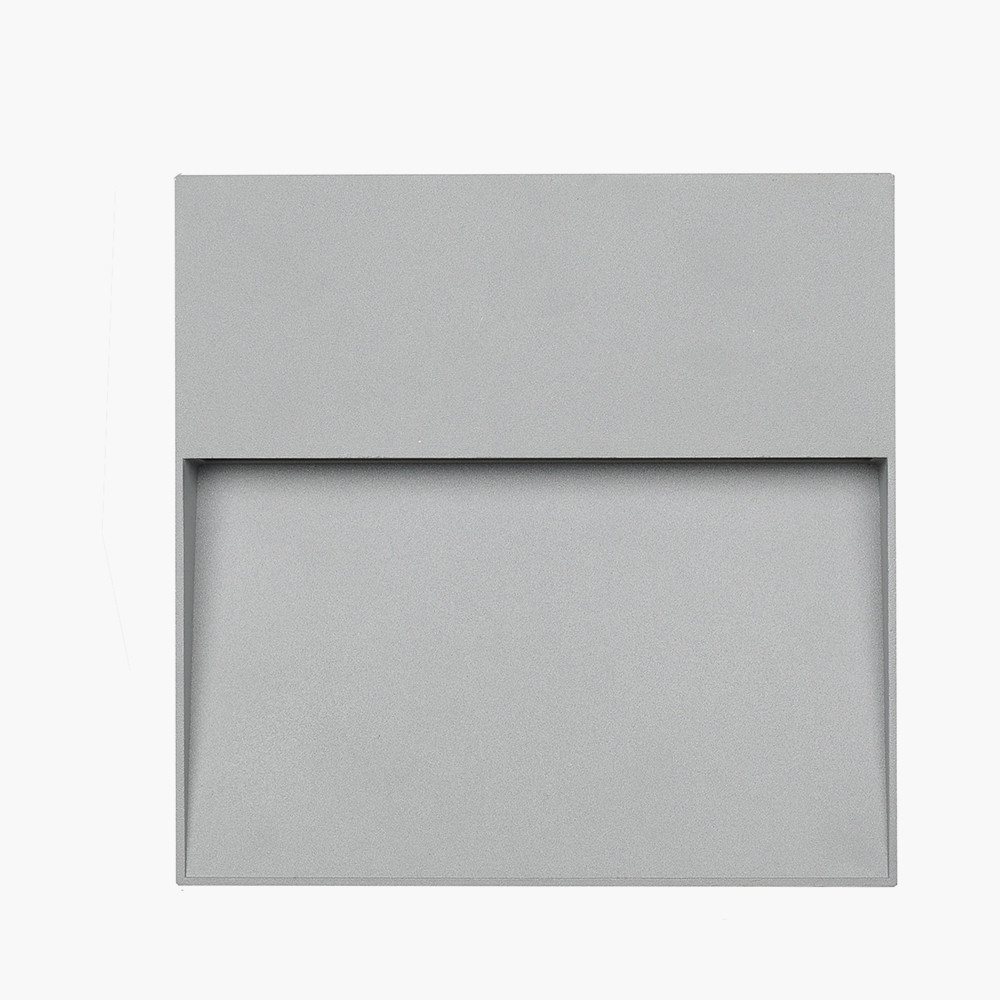 Pacific Lifestyle Limited - Elysium Grey Square Diffused Outdoor Wall Light