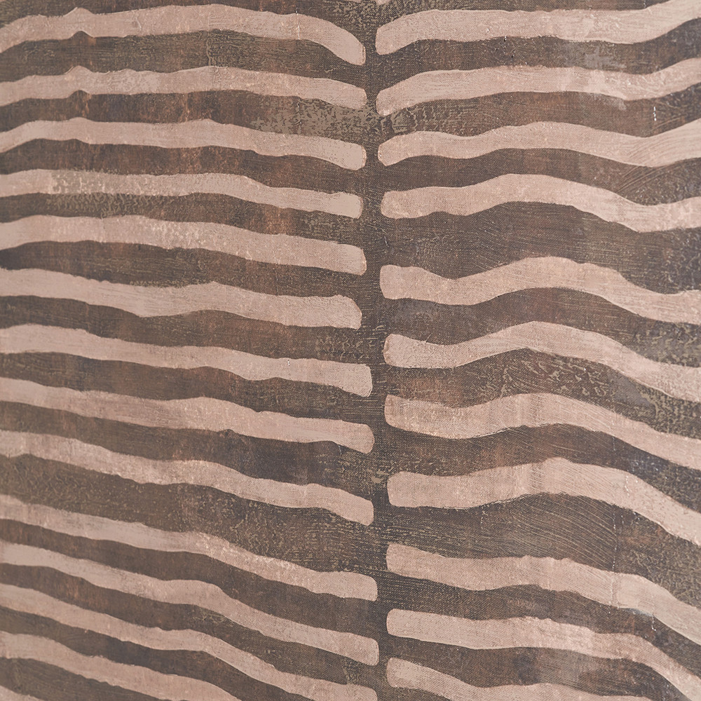 Pacific Lifestyle Limited - Brown and Natural Linear Design Canvas with ...