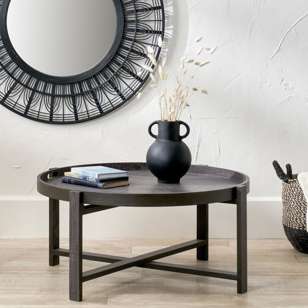 Pacific Lifestyle Limited - Marmara Dark Grey Oak Veneer Coffee Table