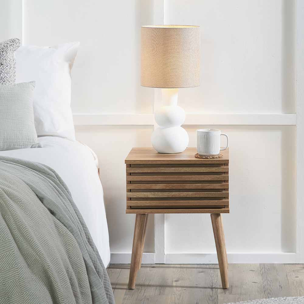 Pacific Lifestyle Limited - Larvik Natural Eucalyptus Wood 1 Drawer ...