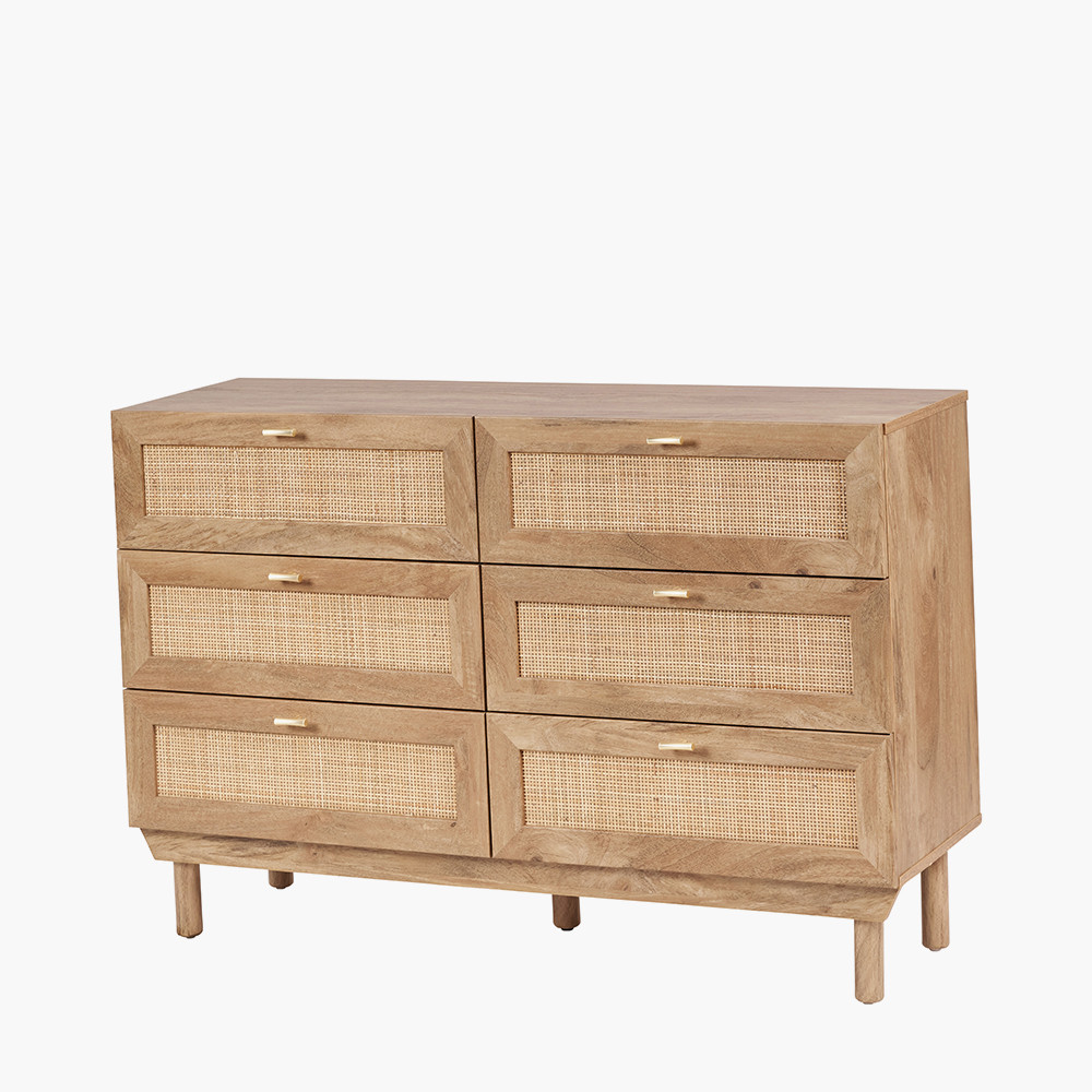 Pacific Lifestyle Limited - Henrik Natural Rattan 6 Drawer Unit
